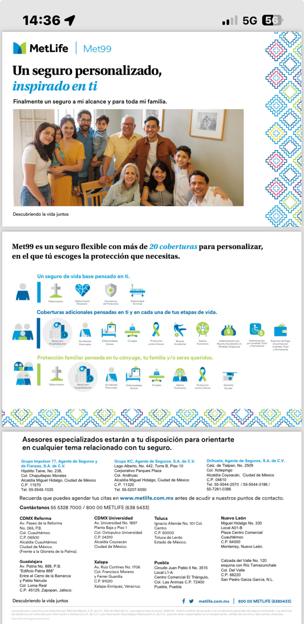 Seguro Met99 de Metlife - Sección 10 - SNTE