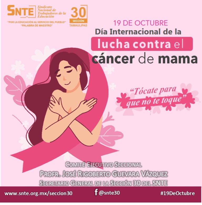19 de octubre, Día Internacional de la Lucha contra el Cáncer de Mama ...